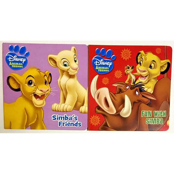 Toys | Disney 210 Animal Friends Simbas Friends Fun With Simba Board ...